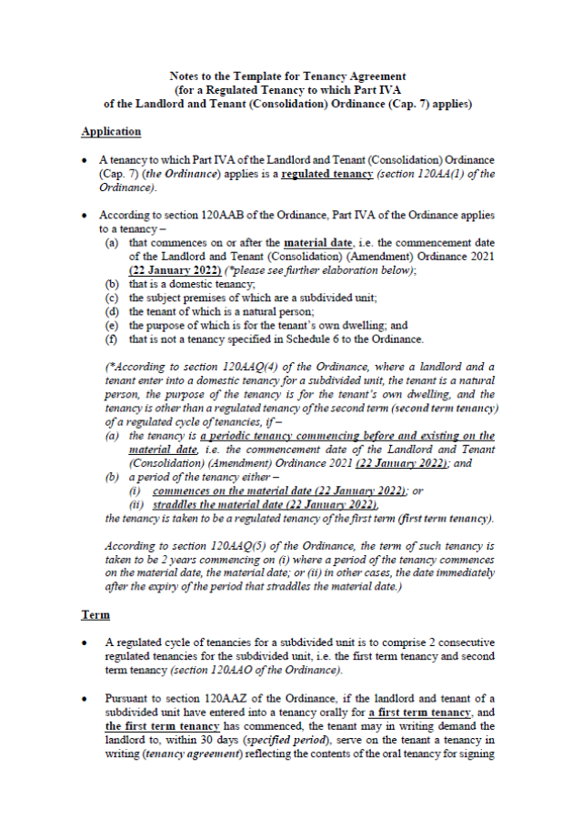 Part IVA of the Landlord and Tenant (Consolidation) Ordinance ...